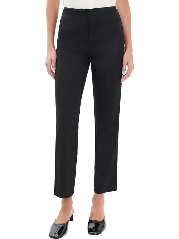 REFORMATION Hadley Satin Pants - Black