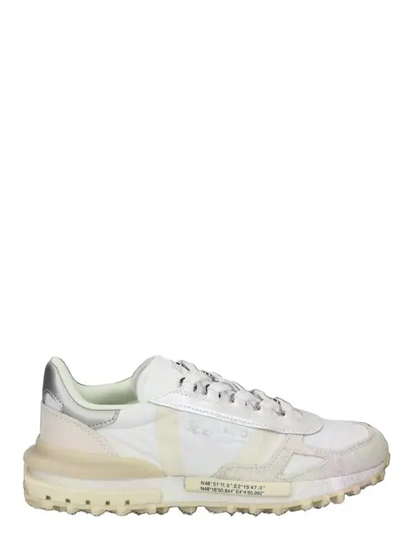 Lacoste Panelled Cleated-sole Sneakers - White