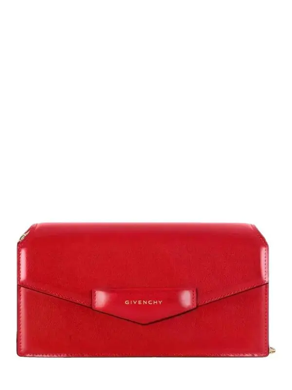 Givenchy Antigona Wallet On Chain In Box Leather - Red
