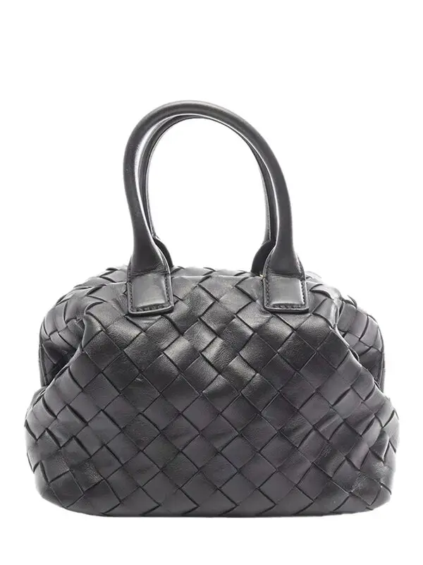Bottega Veneta 2012-2026 Intrecciato Handbag - Black