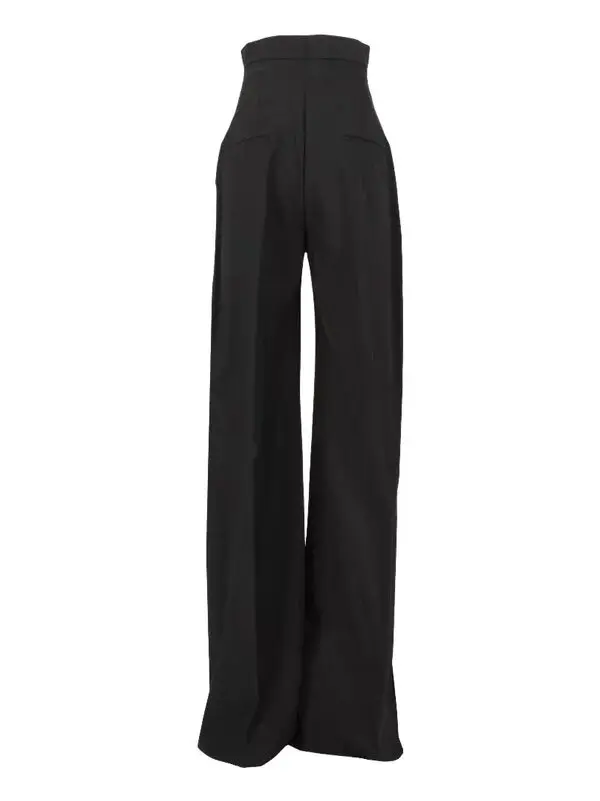 Rick Owens Dirt Cooper High-waisted Trousers - Black