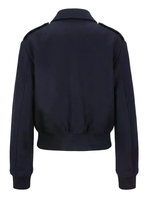 Seafarer Cris Belted Wool Jacket - Blue