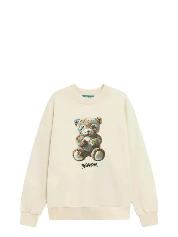 BARROW Teddy-bear Print Sweatshirt - Neutrals