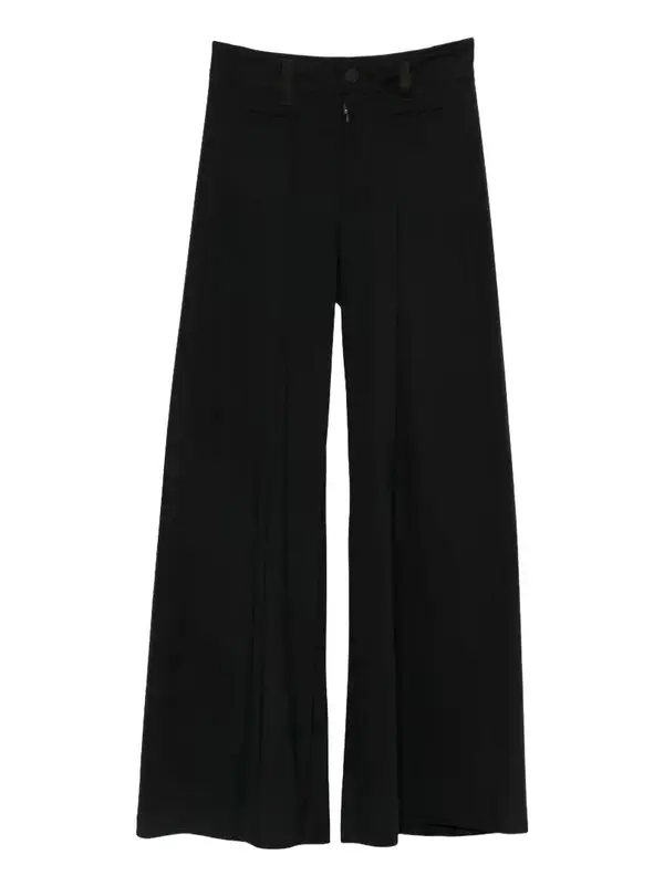 High Be-side Wide-leg Tailored Trousers - Black