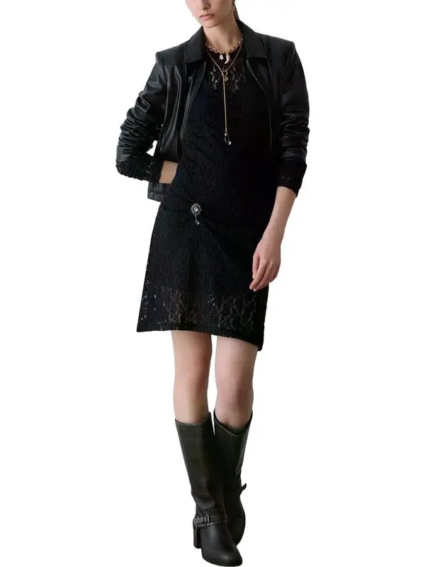 Liu Jo Short Lace Dress - Black