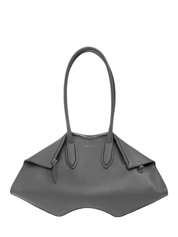 Alexander McQueen Manta Shoulder Bag - Grey