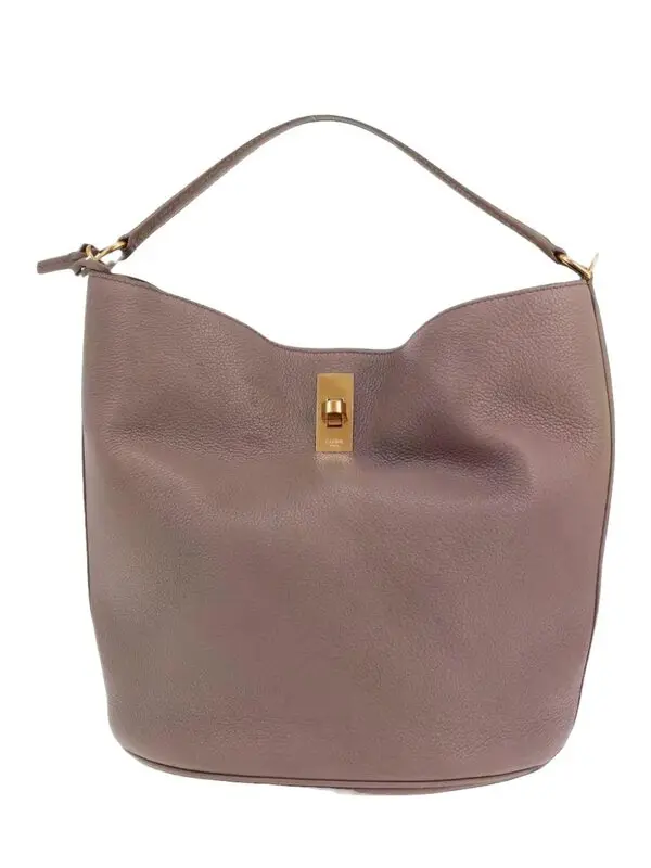 Celine 2020s 16 Leather Bucket Bag - Grey