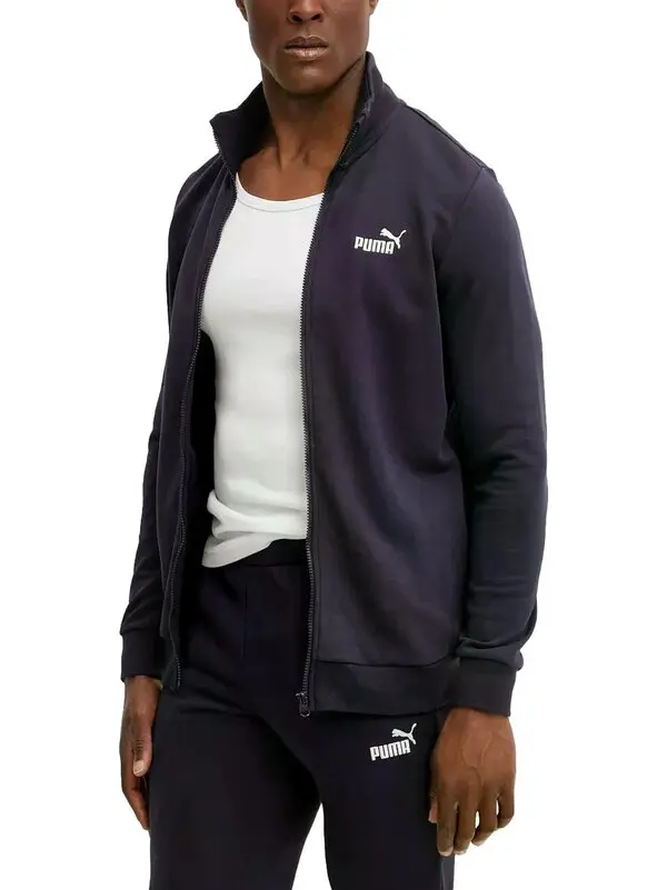 PUMA Essentials Zip-up Logo-print Tracksuit - Blue