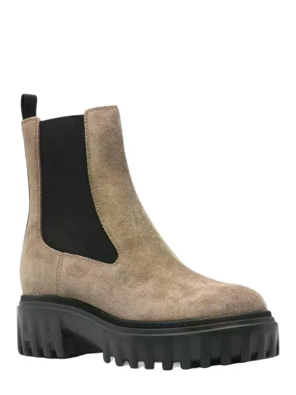 Hogan Suede Chelsea Boots - Neutrals