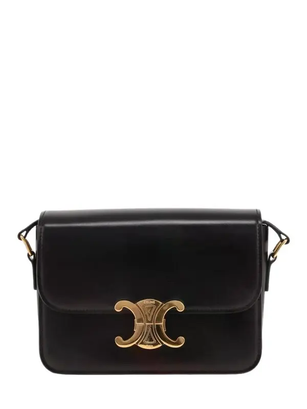 Celine 2020s Teen Triomphe Shoulder Bag - Black