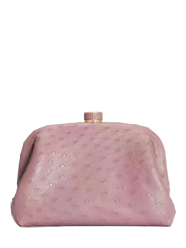 Dolce & Gabbana Mini Grandma Ostrich-leather Handbag - Pink