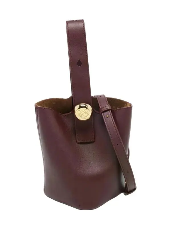 Loewe 2025 Mini Pebble Bucket Bag - Brown