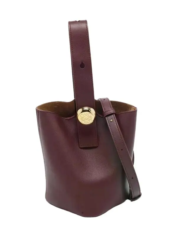 Loewe 2025 Mini Pebble Bucket Bag - Brown