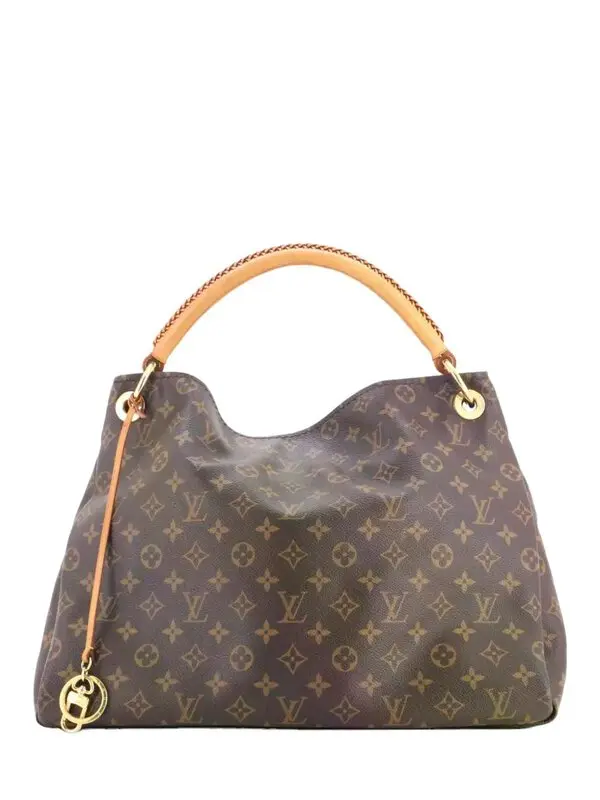 LOUIS VUITTON Artsy Handbag Monogram Canvas Mm Hobo Bag - Brown