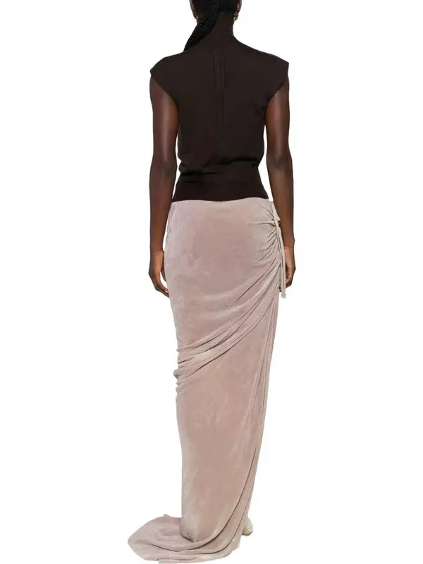 Rick Owens High-neck Sleeveless Tank Top - Brown