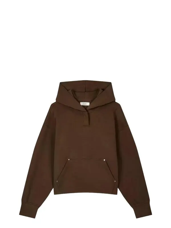STUDIO TOMBOY Kangaroo-pocket Hoodie - Brown