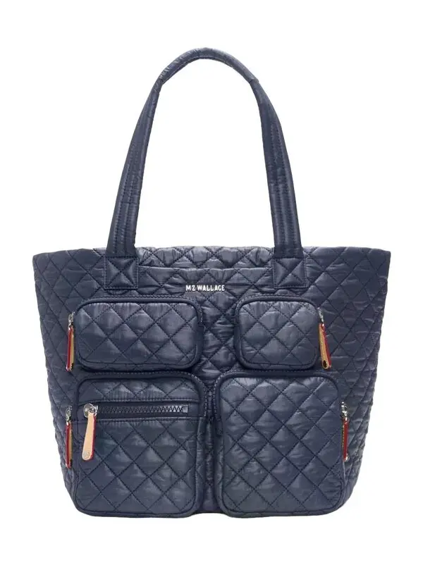 Mz Wallace Medium Metro Quilted Tote Bag - Blue