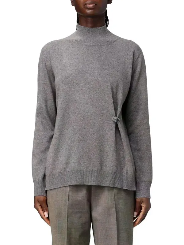 Fabiana Filippi Platinum High-neck Sweater - Grey