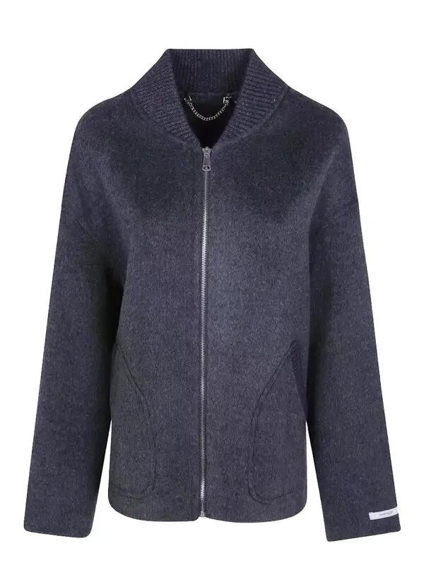 GIOVANNI PARIS Leo Zip-up Jacket - Grey
