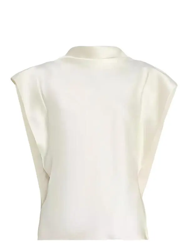 Tanya Taylor Adrien Cap-sleeve Top - Neutrals