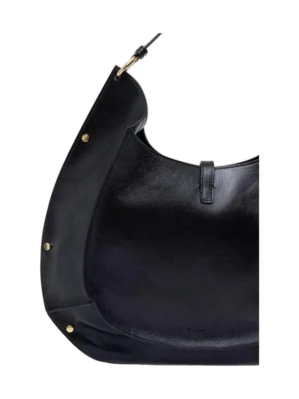 POLLINI Logo-plaque Studded Tote Bag - Black