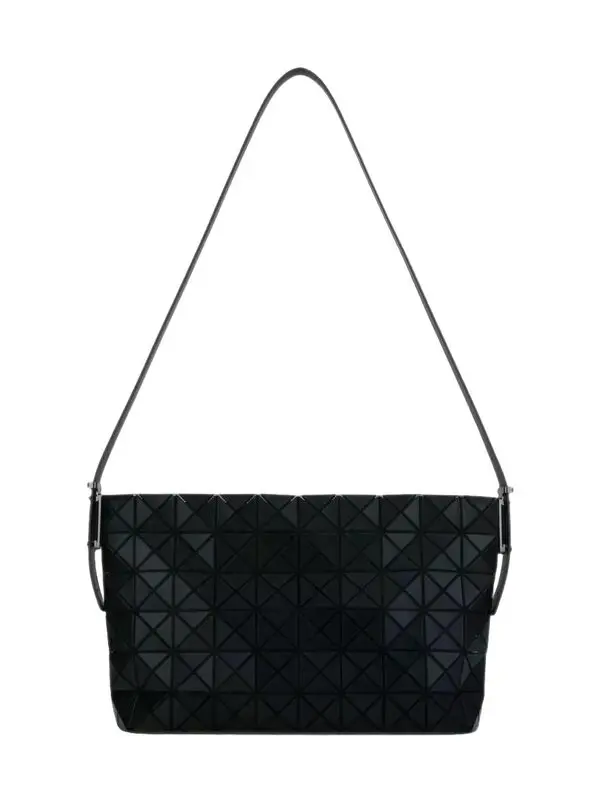 Issey Miyake Musette Geometric-panel Shoulder Bag - Black