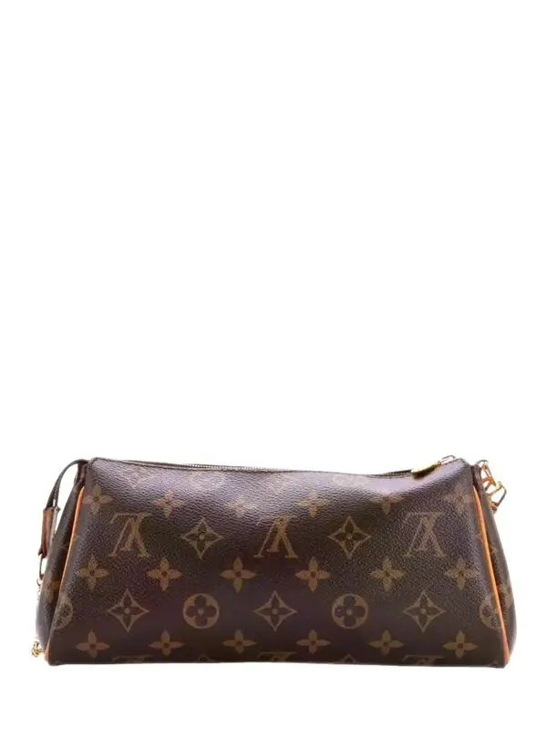 LOUIS VUITTON Eva Handbag Monogram Canvas Clutch Bag - Brown