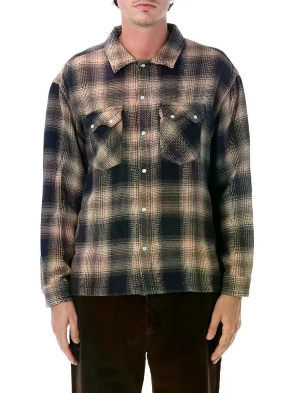 LEVI'S Check-pattern Shirt - Blue