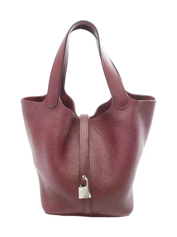 Hermès 2017 Clemence Picotin Lock 22 Handbag - Red