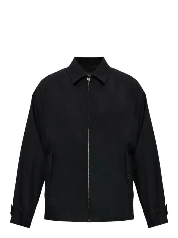 Comme Des Garçons Zip-up Pocket-detail Jacket - Black
