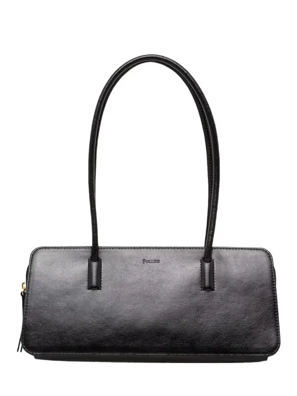 POLLINI Lady Logo-debossed Shoulder Bag - Black