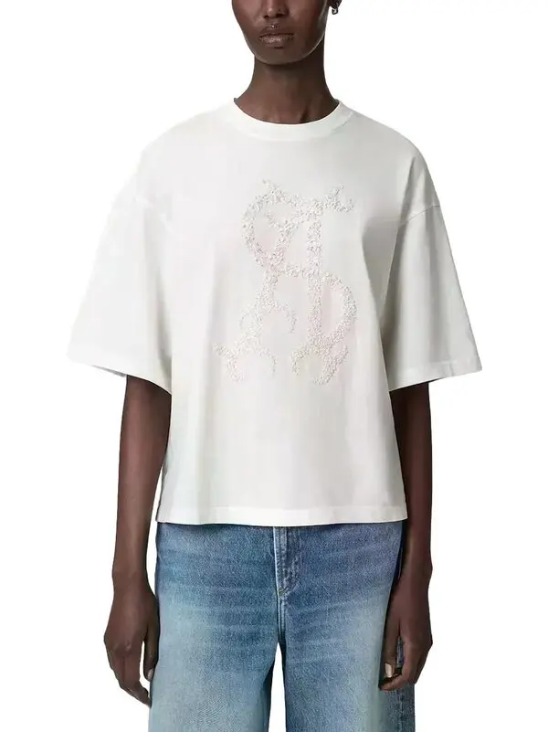 ALLSAINTS Sequin-embellished T-shirt - White