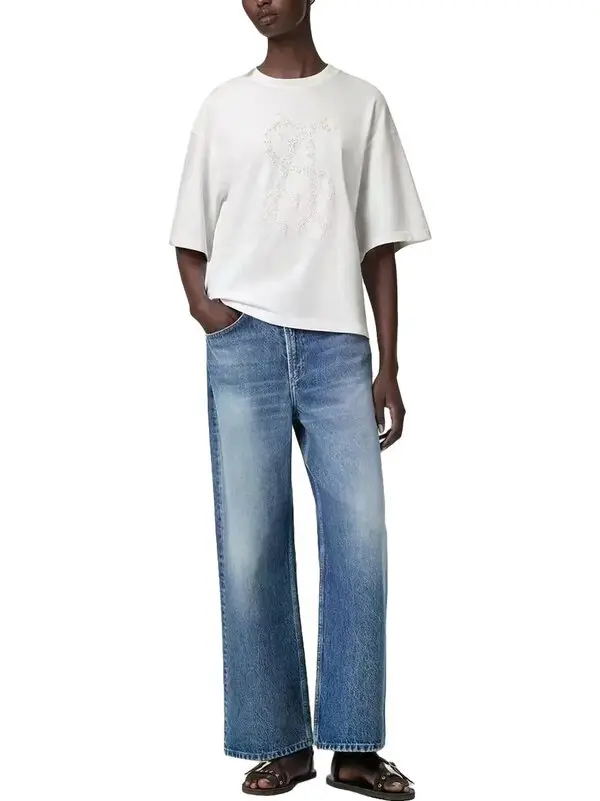 ALLSAINTS Sequin-embellished T-shirt - White