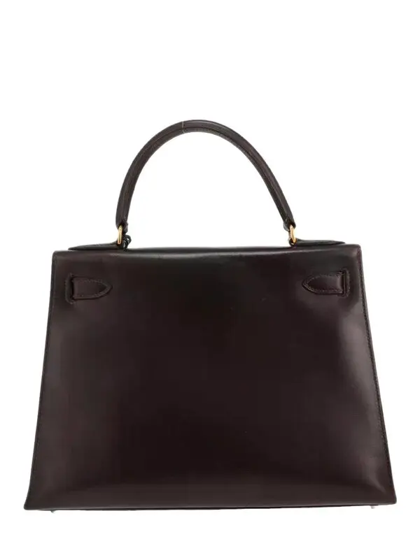 Hermès 1988 28 Kelly Leather Tote Bag - Brown