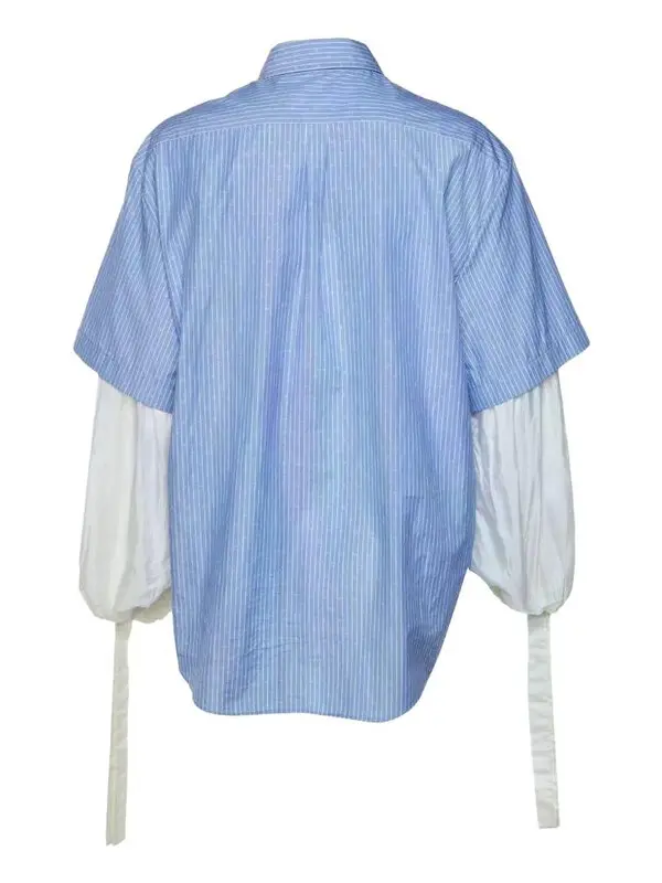 LOUIS VUITTON Monogram Striped Shirt - Blue