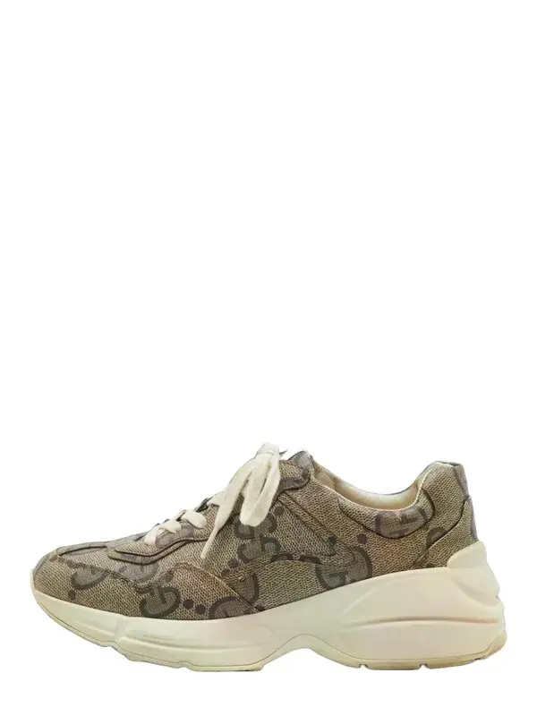 Gucci Rhyton Jumbo Gg Supreme Sneakers - Brown