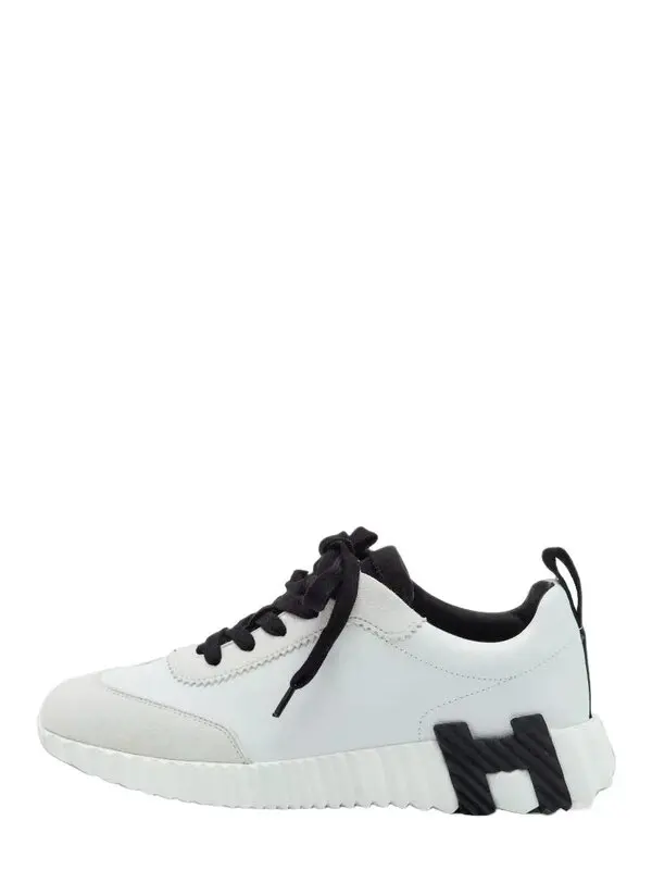 Hermès Bouncing Leather Sneakers - White