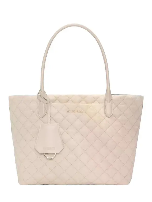 Mz Wallace Small Daily Quilted Tote Bag - Neutrals