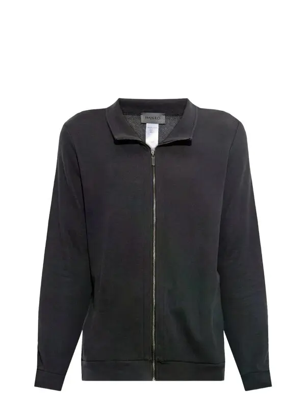 Hanro Travelwear Zip-up Hoodie - Black