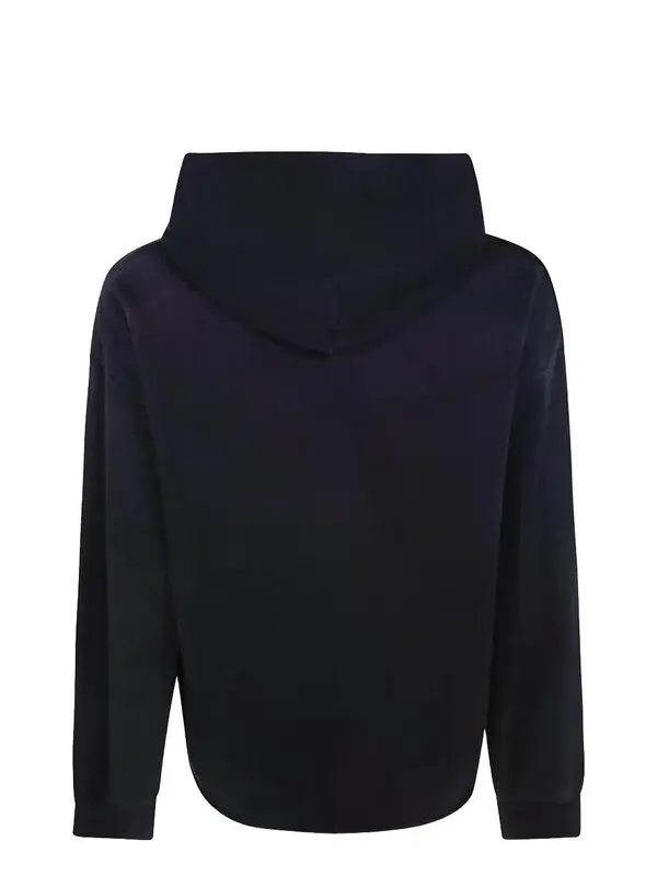 FOUND Embroidered Logo-patch Hoodie - Black