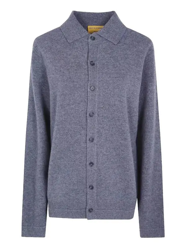 Guest In Residence Button-up Cashmere Shirt - Grey