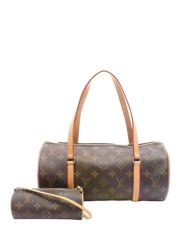 LOUIS VUITTON 2010 Monogram Papillon 30 Handbag - Brown