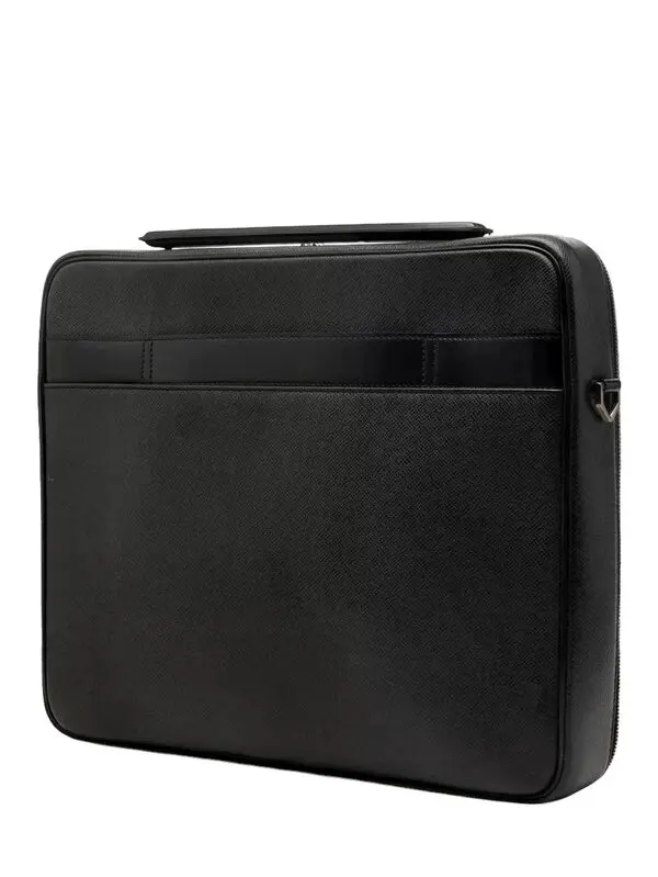 LOUIS VUITTON 2004 Taiga Porte Ordinateur Odessa Business Bag - Black