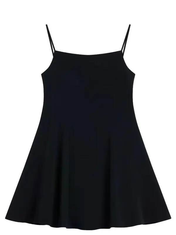 Givenchy Sliced Mini Dress In Crepe Cady - Black