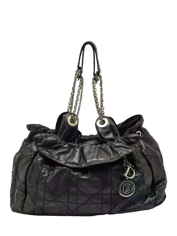 Dior 2009 Le Trente Cannage Tote Bag - Black
