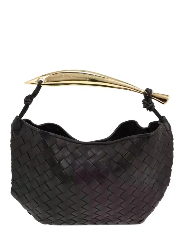 Bottega Veneta 2020s Sardine Intrecciato Leather Tote Bag - Black