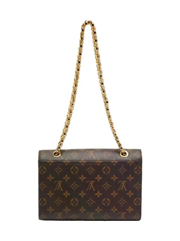 LOUIS VUITTON 2016 Victoire Monogram Shoulder Bag - Brown