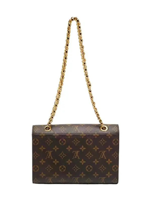 LOUIS VUITTON 2016 Victoire Monogram Shoulder Bag - Brown