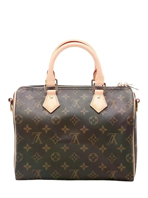 LOUIS VUITTON 2021-2026 Monogram Speedy Bandouliere 25 Satchel - Brown