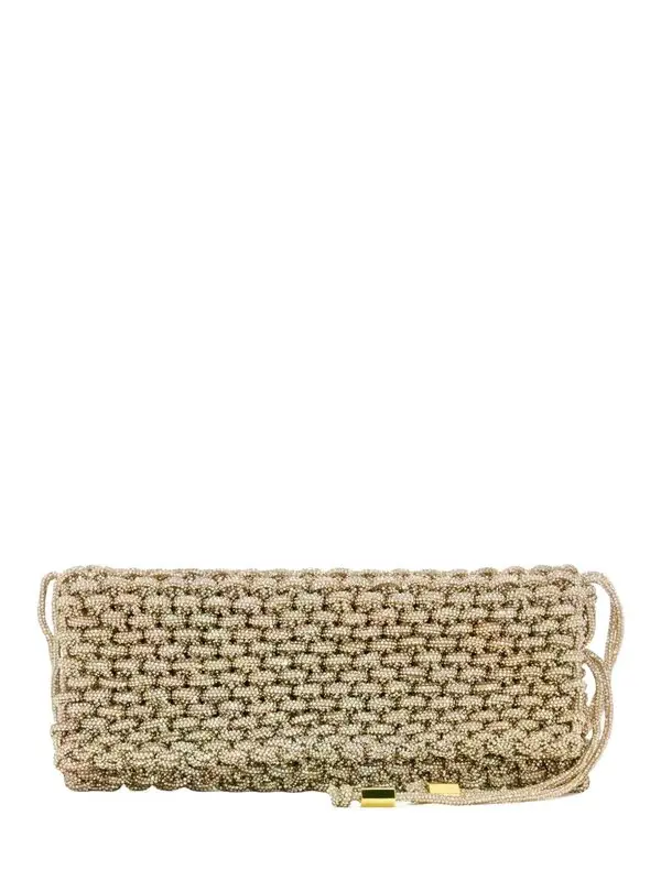 HIBOURAMA Aurora Crystal-embellished Shoulder Bag - Gold